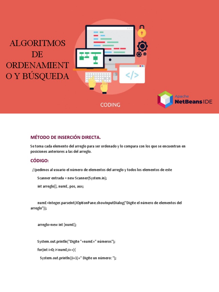 Método De Ordenamiento Y Busqueda Pdf