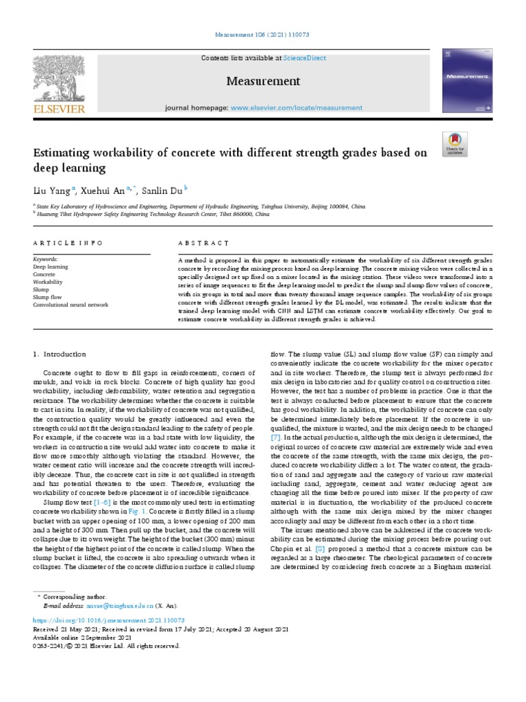 Measurement: Liu Yang, Xuehui An, Sanlin Du | PDF