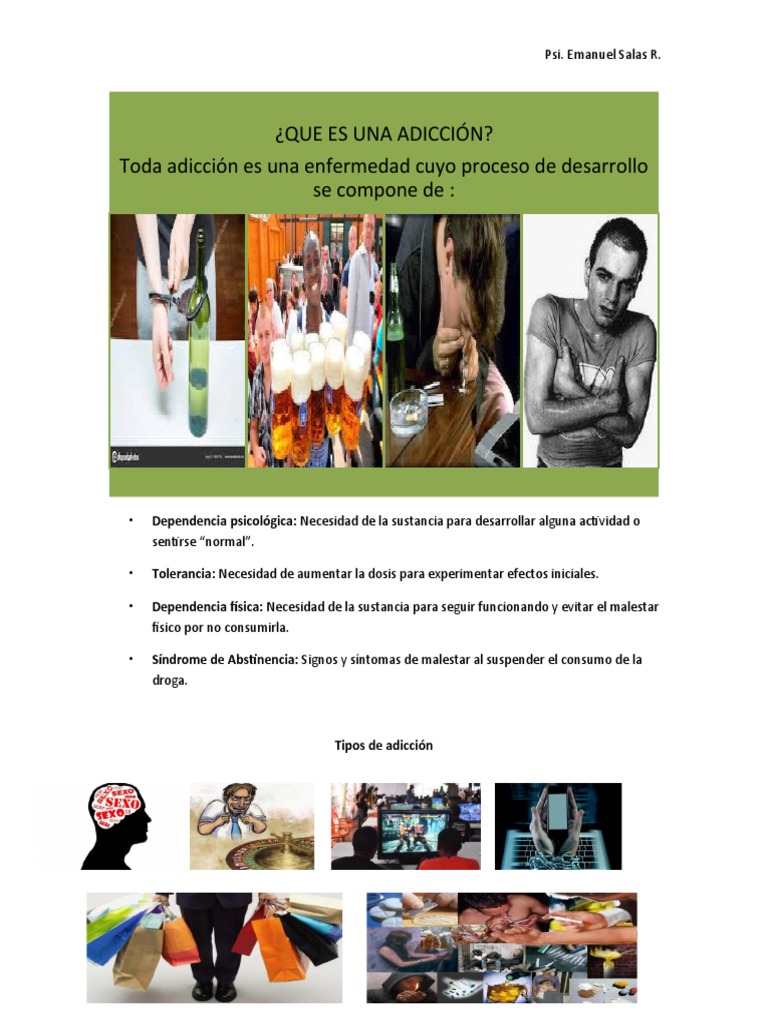Adicción - Psicoeducación | Descargar gratis PDF | Despachador de drogas | La dependencia de ...