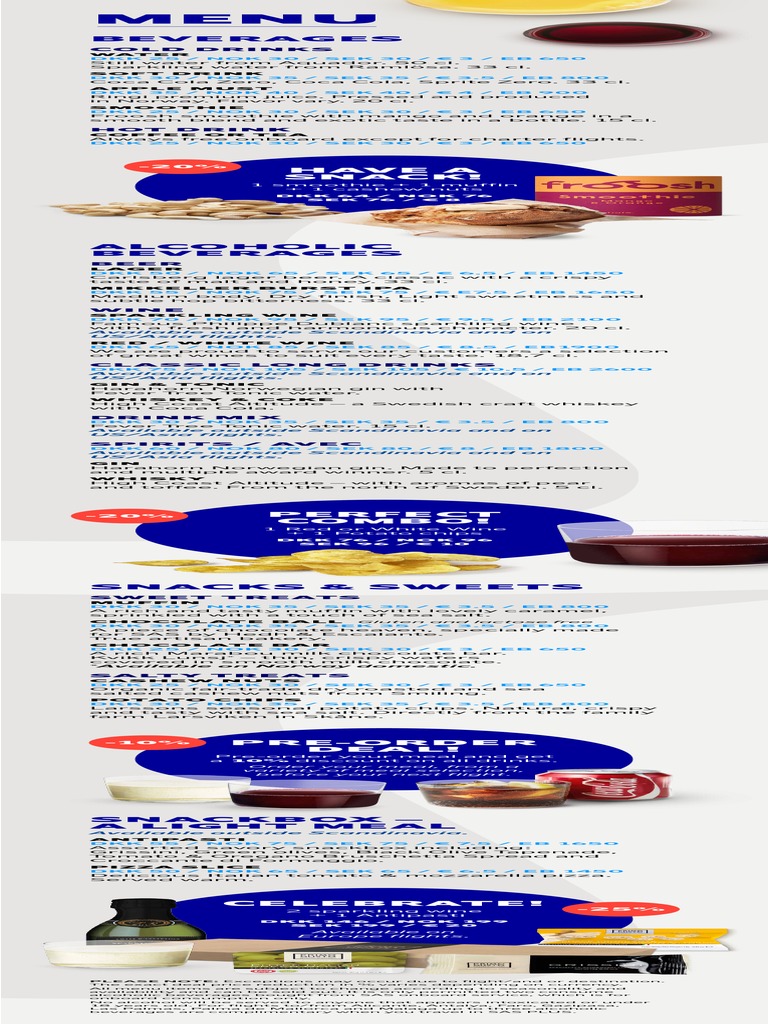 Sas Menu Dec 21 | PDF | Drink | Cooking