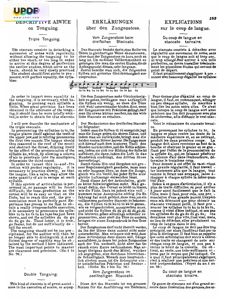 ARBAN Completo (Art Phrasing + Duets) - Extract-INGLES | PDF