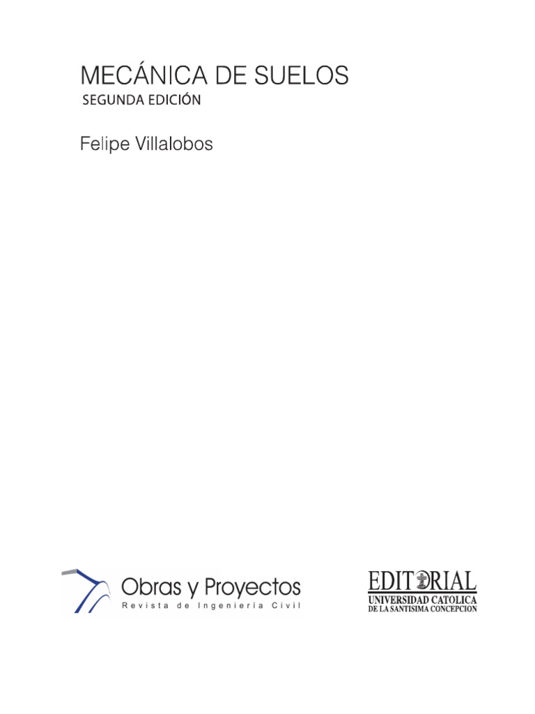 Extracto-Libro-Mecanica-de Suelos (Autor Felipe Villalobos) | PDF