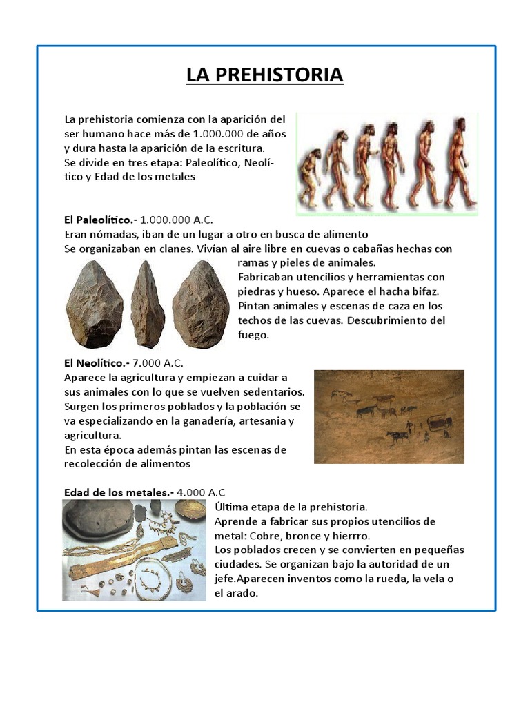 La Prehistoria | PDF