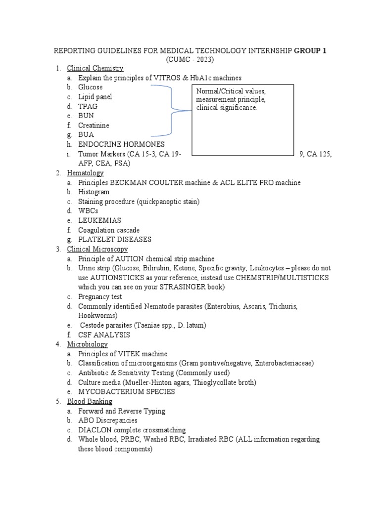 Group 1 Reporting Guidelines Pdf