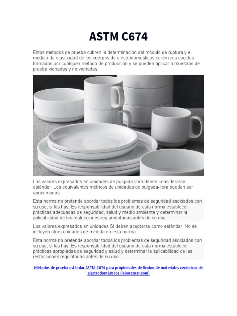 Astm C674 | PDF