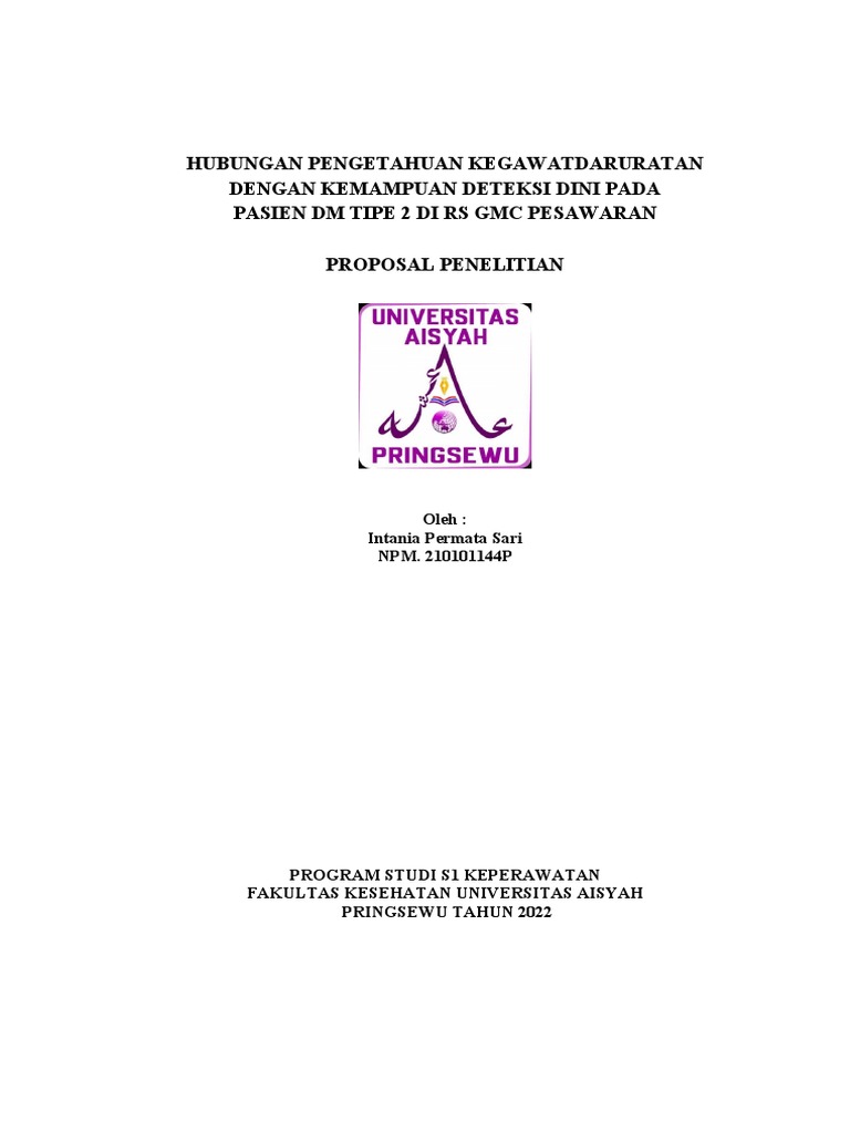 2 Sempro BAB 1-3 Intan | PDF