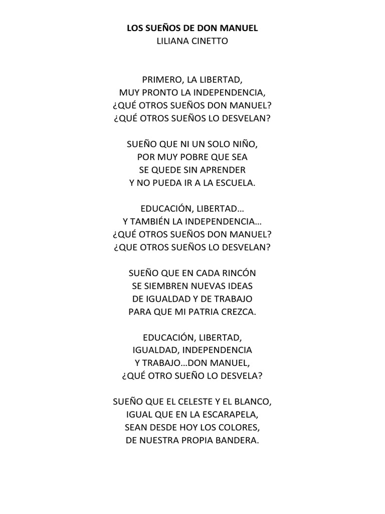 Los Sueños de Don Manuel | PDF | Ciencias sociales