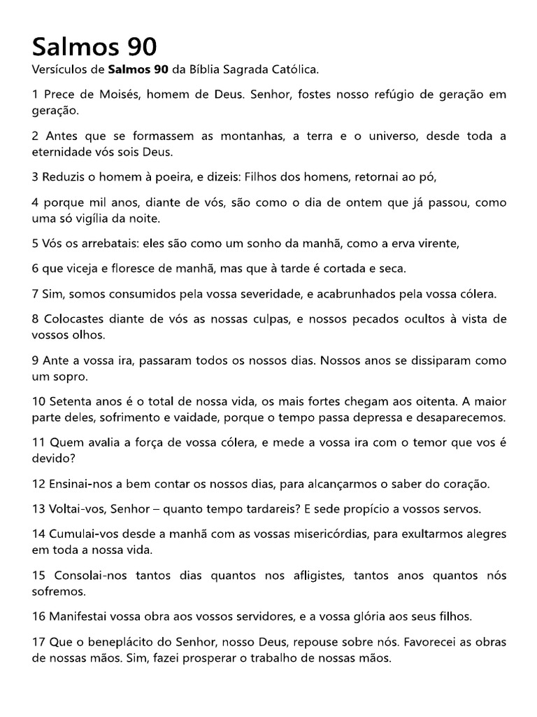 Salmo 90 | PDF