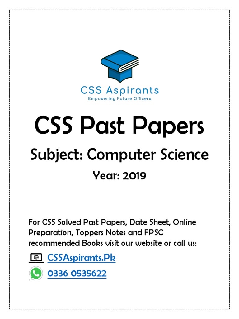 Computer Science 2019 | PDF | Computer Science | Computing