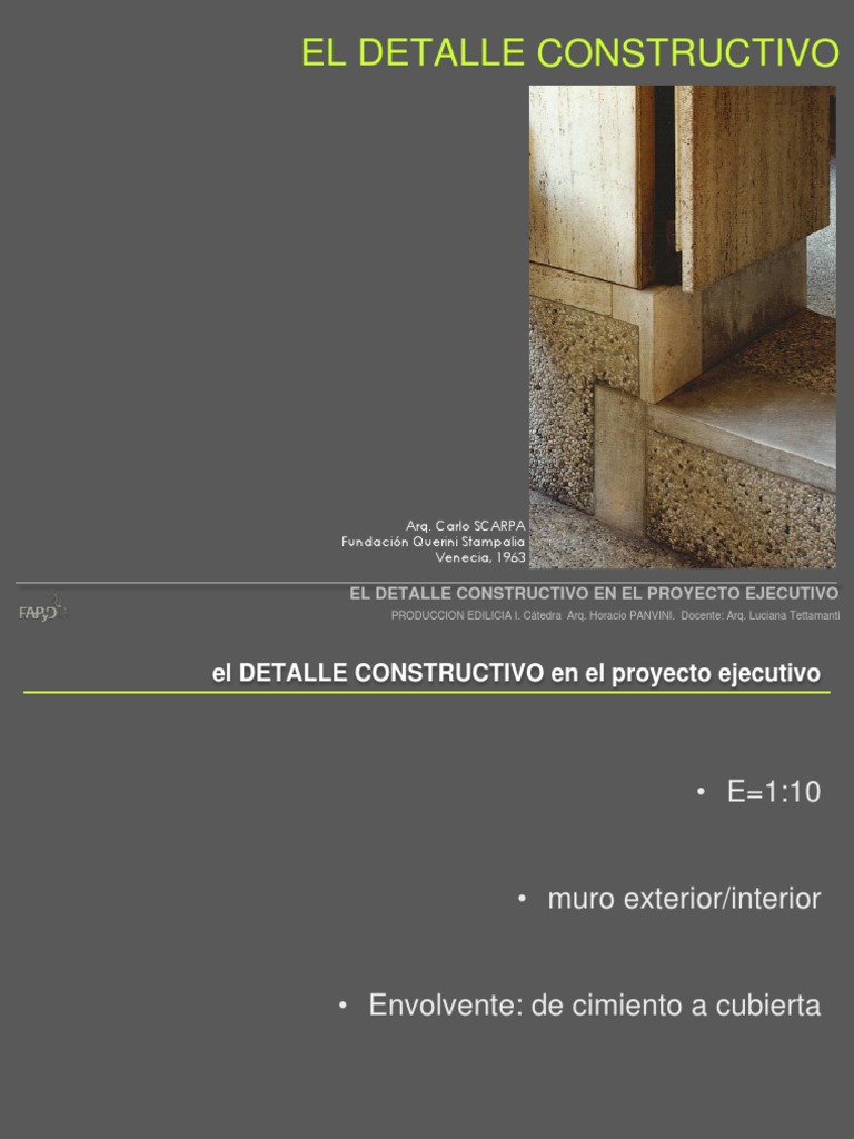 7.b.-Detalles Constructivos y Planilla de Terminaciones | PDF