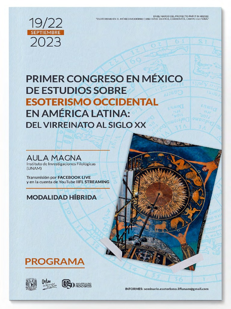 Programa Congreso Esoterismo | PDF | México | America latina