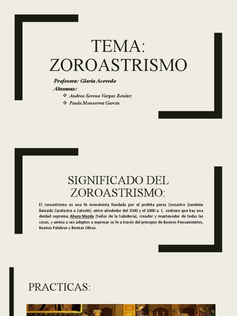 Introducción al Zoroastrismo | PDF | Religión y espiritualidad