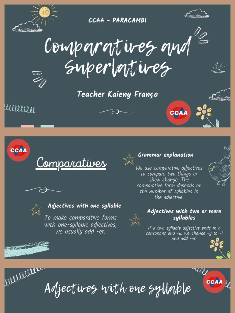 Comparatives and Superlatives | PDF