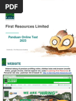 Profil Perusahaan First Resources Group | PDF | Teknologi & Rekayasa