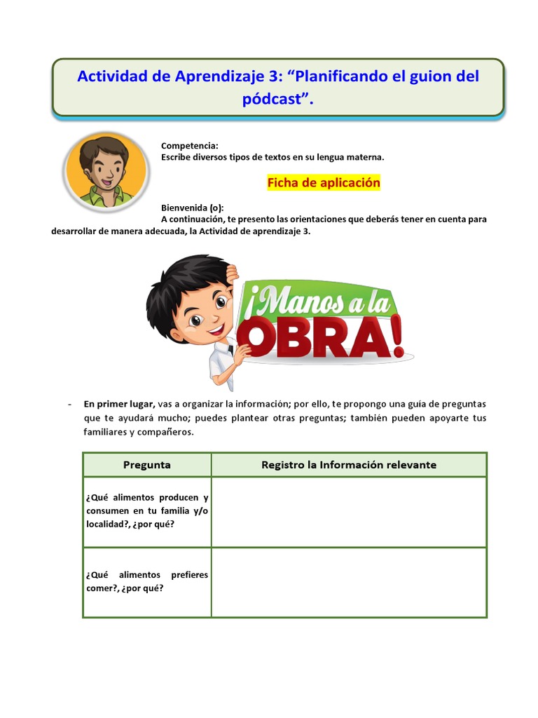 ACTIVIDAD 3 Exp 4 1ro Sec 2022 | PDF | Podcast | Informática