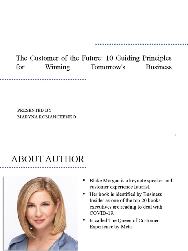 The Customer of The Future | PDF | Customer Experience | Marketing