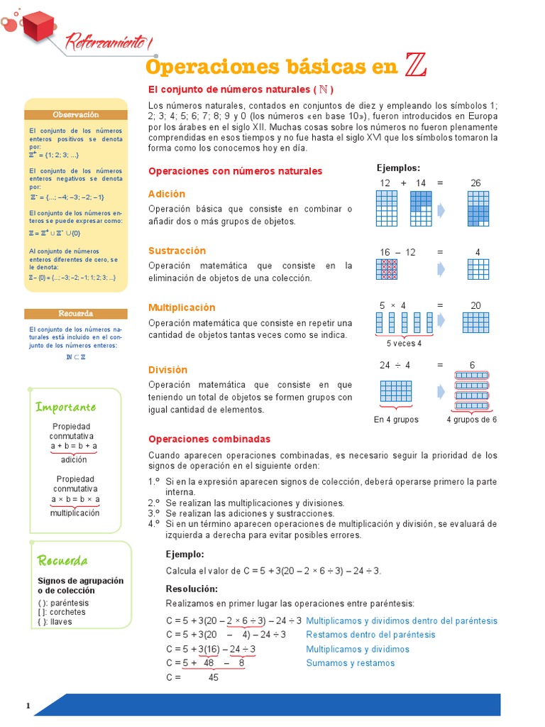 Operaciones en Z | PDF