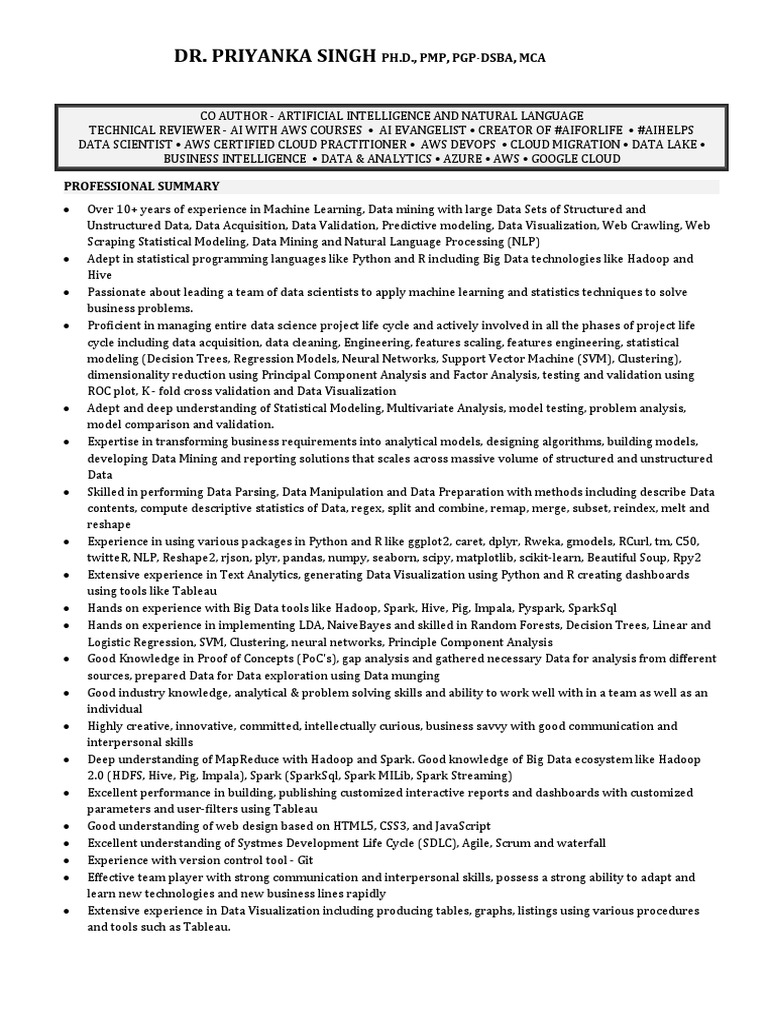 Priyanka-Data Scientist | PDF