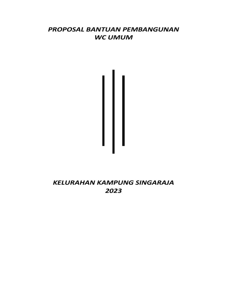 Contoh Proposal Disabilitas | PDF