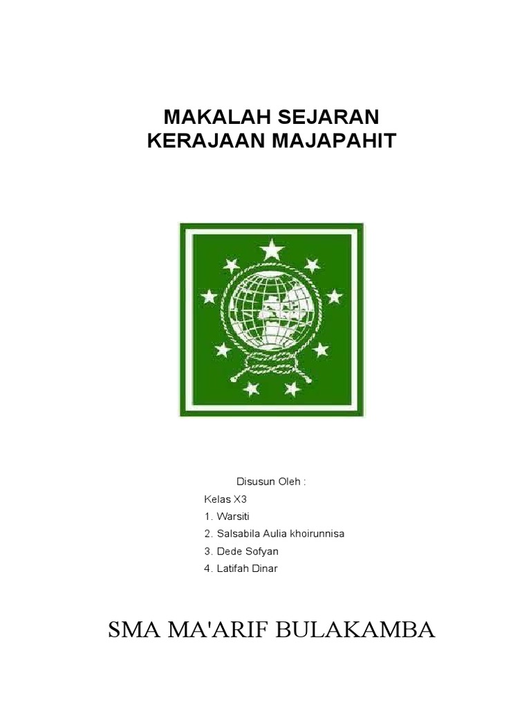 Makalah Sejarah Kerajaan Majapahit | PDF