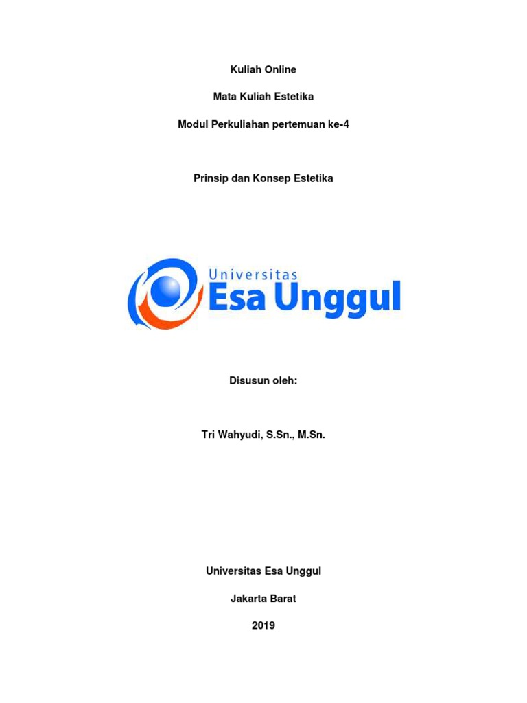 Prinsip Dan Konsep Estetika | PDF