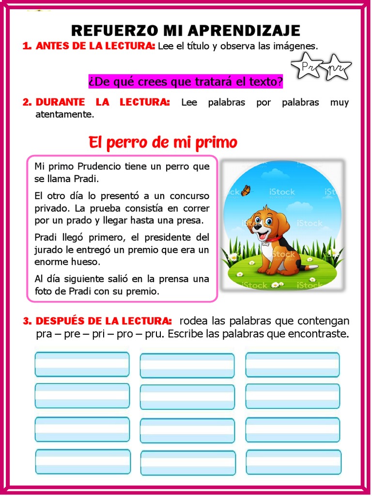 Lectoescritura PR | PDF