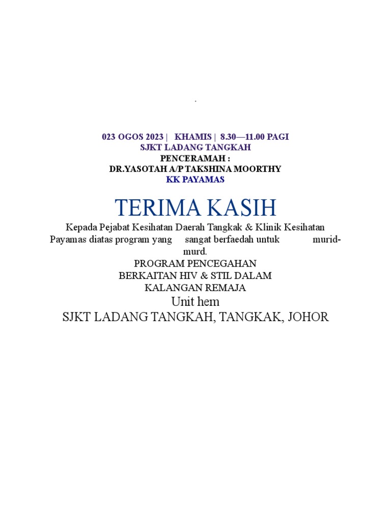 Buku Program 3k | PDF