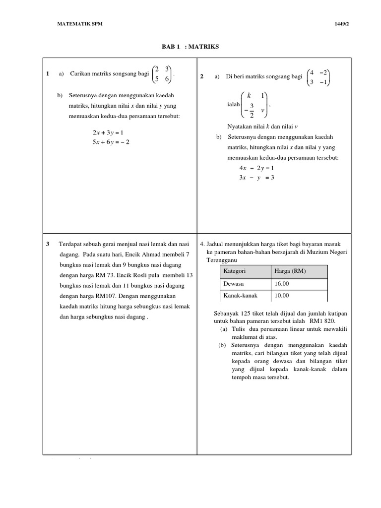 MODUL SPM Unit 2 | PDF
