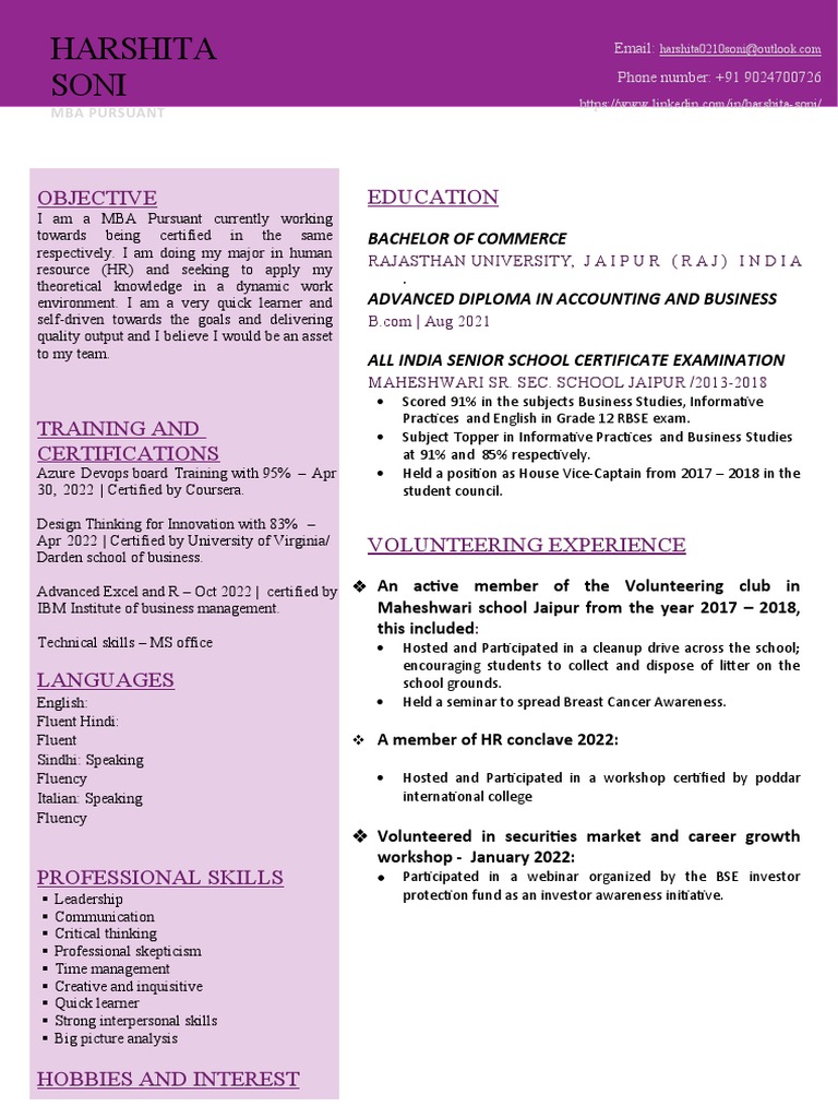 Harshita Soni | PDF | Fluency | Learning