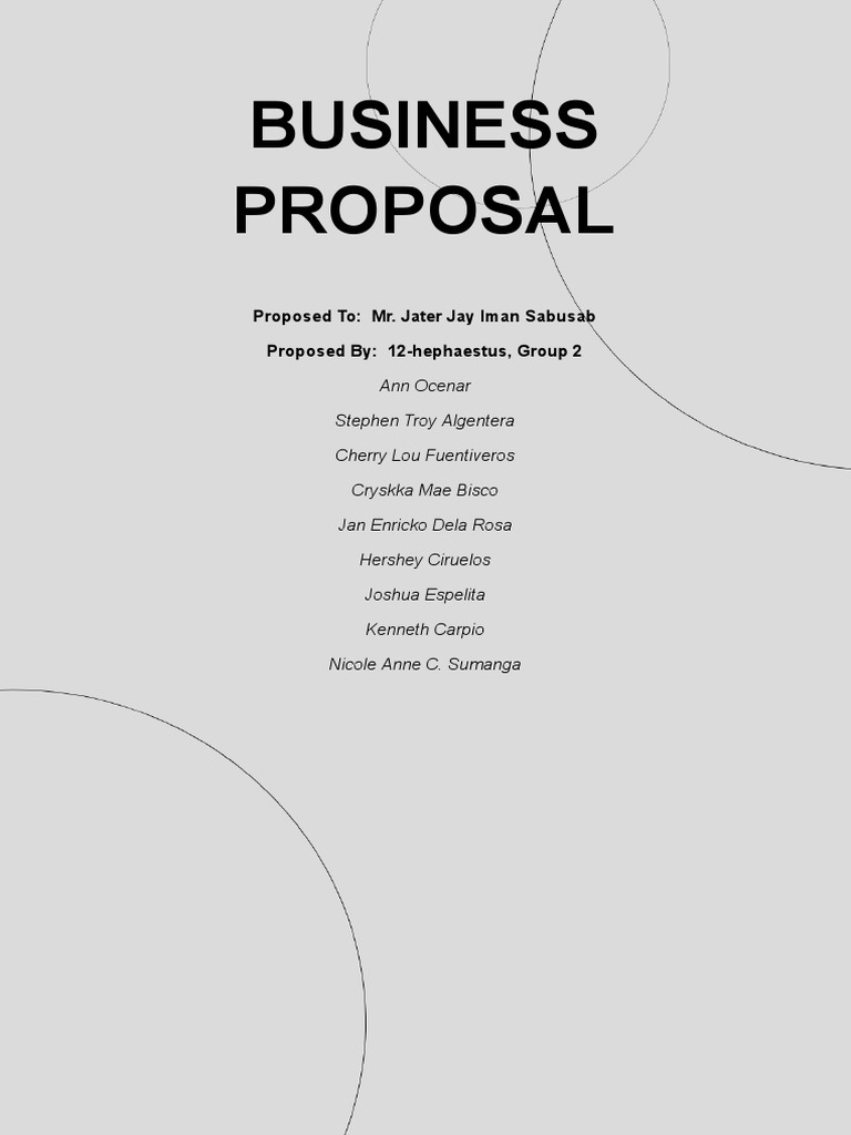 Unique Spiral Potato Street Food Proposal | PDF | Sales | Marketing