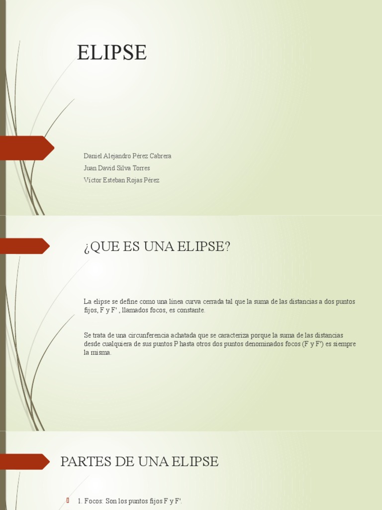 Elipse | PDF