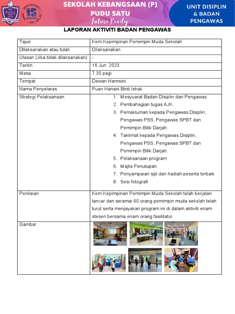 Laporan Kem Kepimpinan | PDF