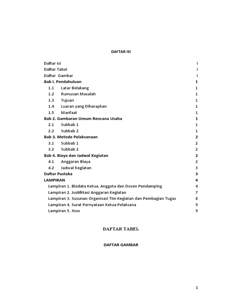 Template PKM K 2021 | PDF