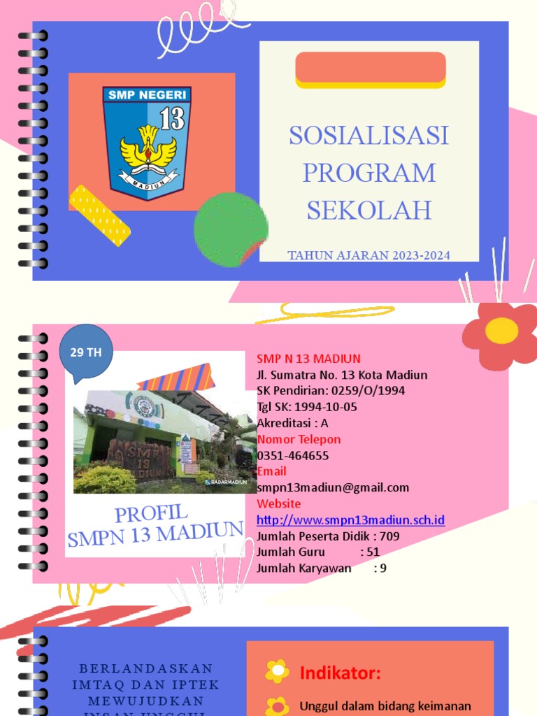 Sosialisasi Program Sekolah | PDF
