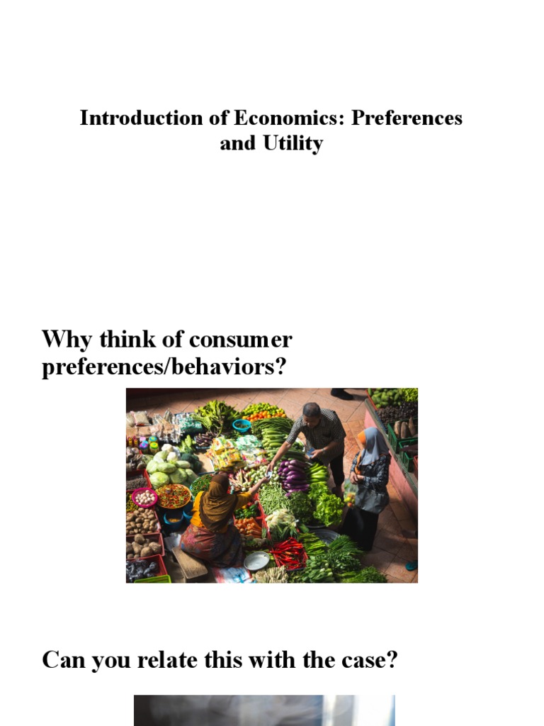 Session 1and2 - Preferences and Utility | PDF