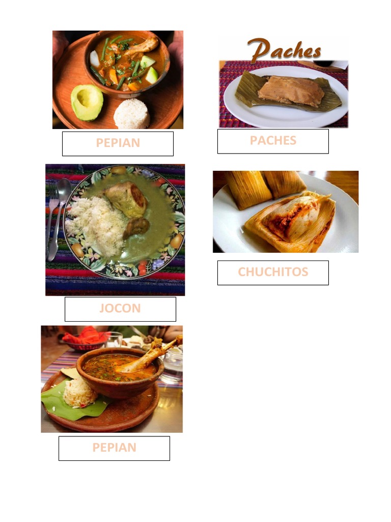 Album de Comida Tipica | PDF