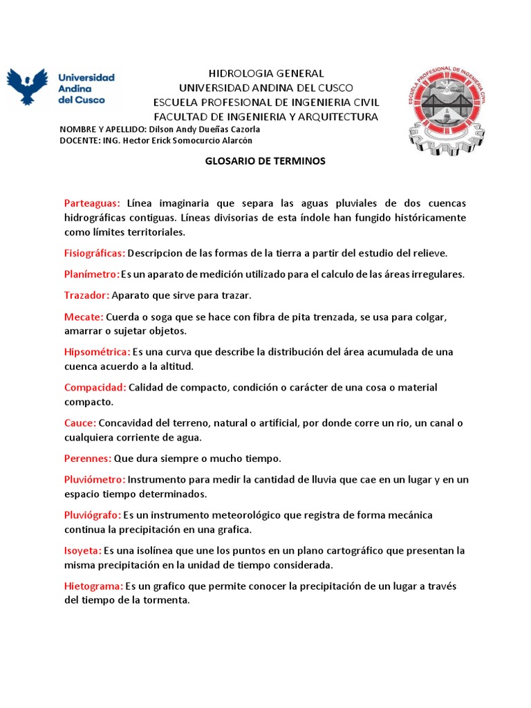 Glosario de Terminos | PDF