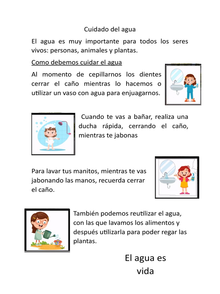 Cuidado Del Agua | PDF