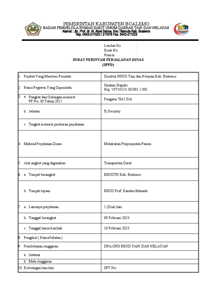SPPD 2023 Terbaru | PDF