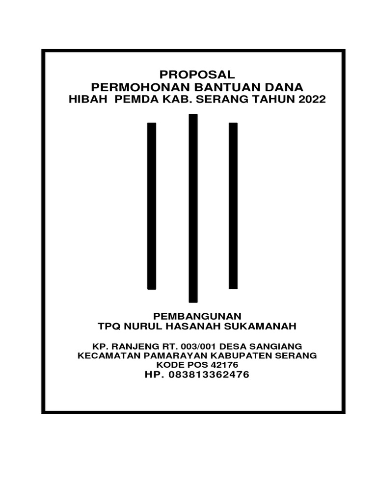 Contoh Proposal | PDF