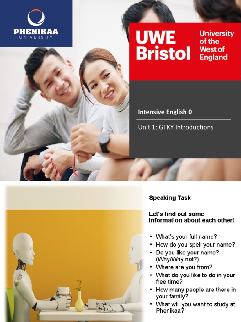 01 GTKY - Introductions | PDF