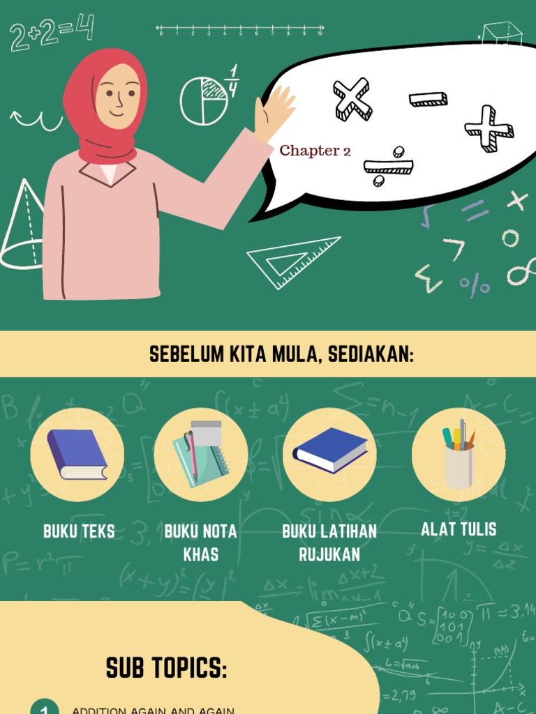 Math Tahun 3 - Tambah, Tolak, Darab & Bahagi (Bab 2) | PDF