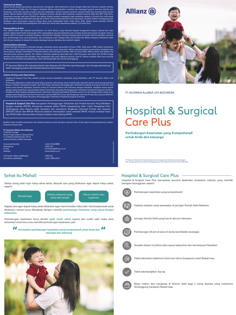 Brosur Hospital Surgical Care Plus | PDF