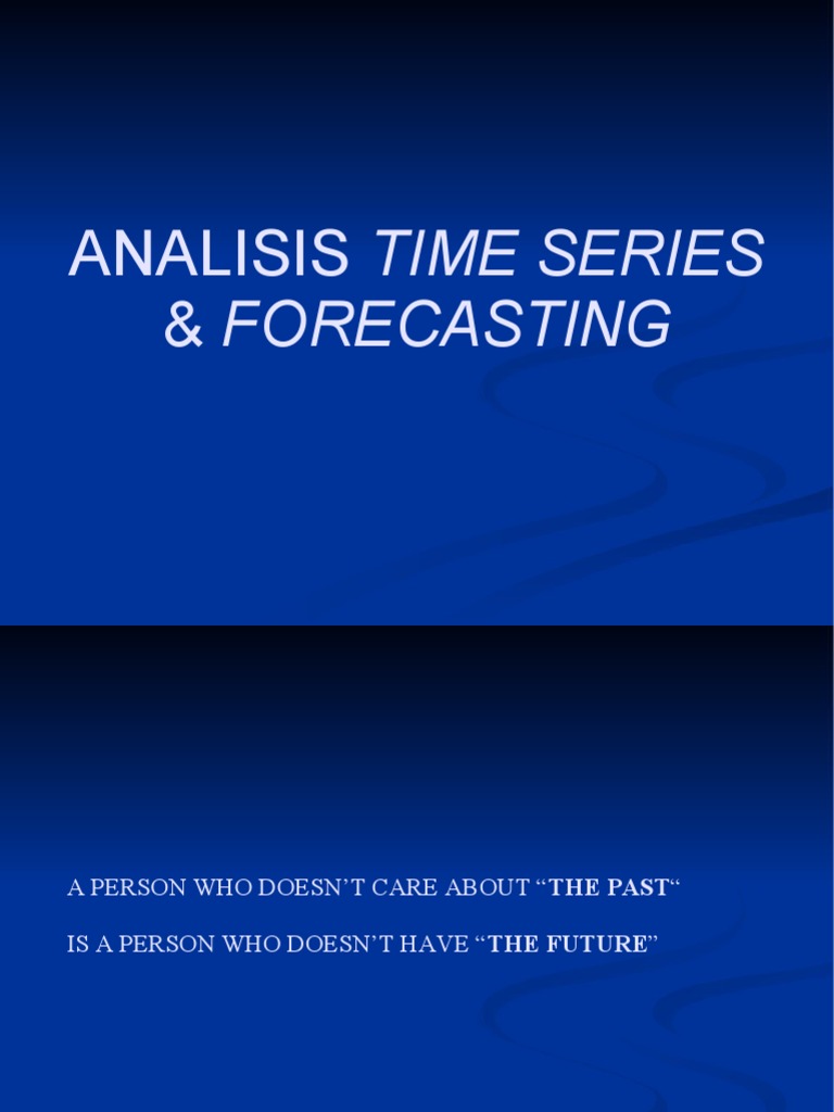 SESI 5 - ALK - Analisis Time Series Forecasting | PDF