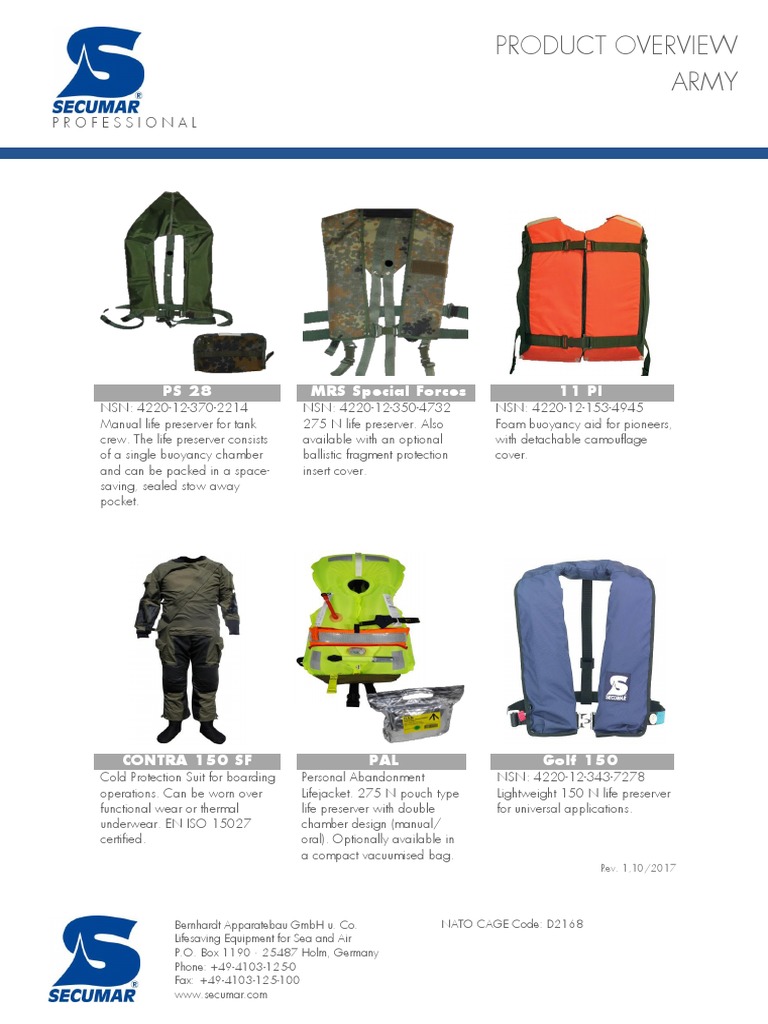 Military Product Overview Army | PDF