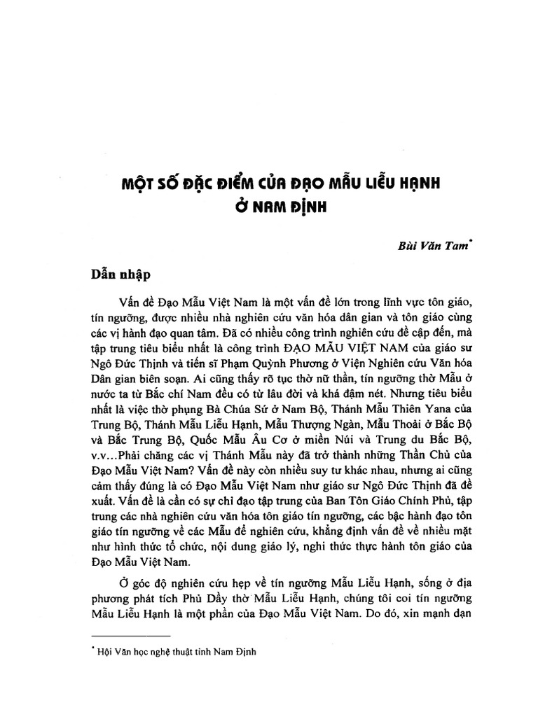 VAN HOA THO NU THAN MAU O VIET NAM VA CHAU A BAN SAC VA GIA TRI - p340-369 | PDF