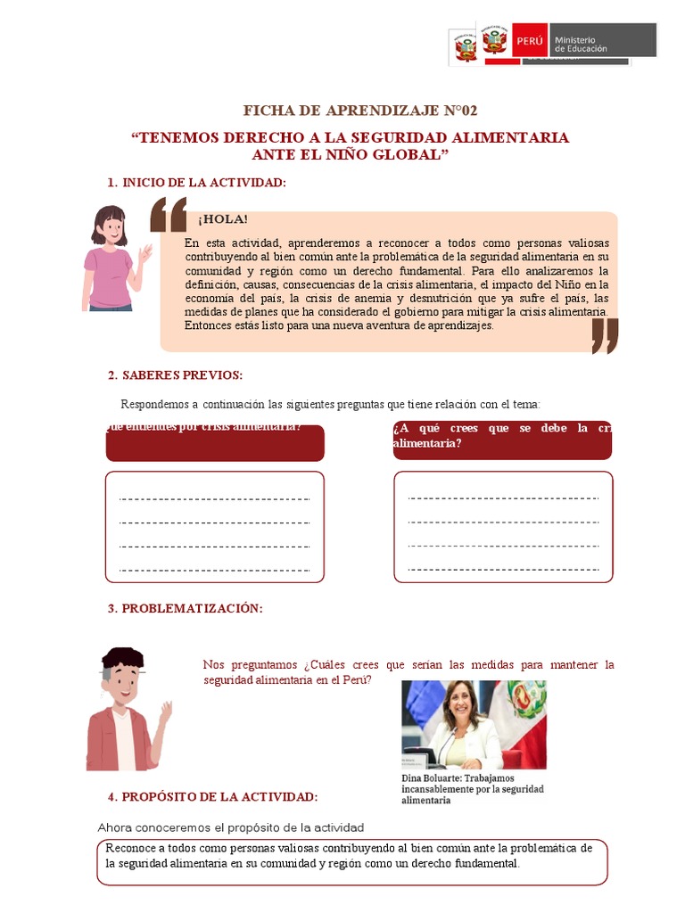 Ficha #02 Activ #02 Unidad #05 DPCC 1° | PDF