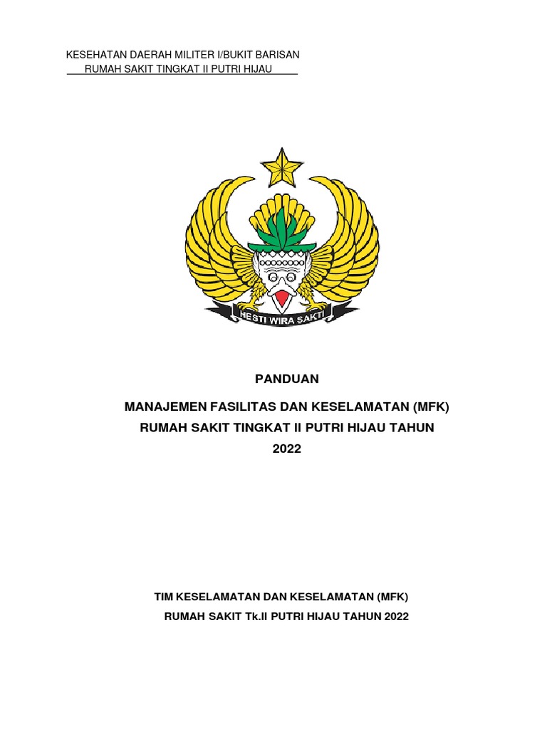 Panduan Manajemen Fasilitas Dan Keselamatan (MFK) 1 | PDF
