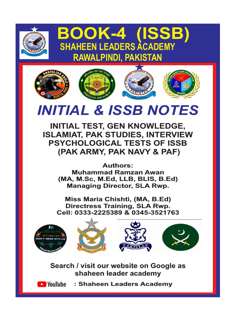 Book 4 Issb Notes | PDF | Career & Growth | Religion & Spirituality