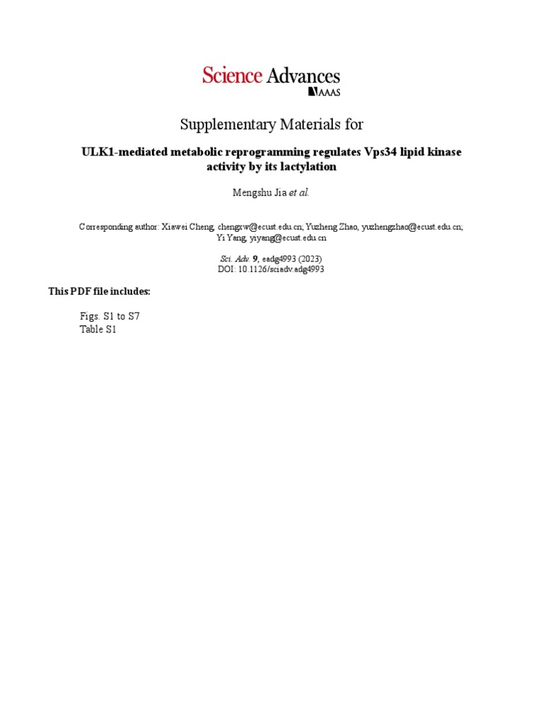 Sciadv - Adg4993 SM | PDF